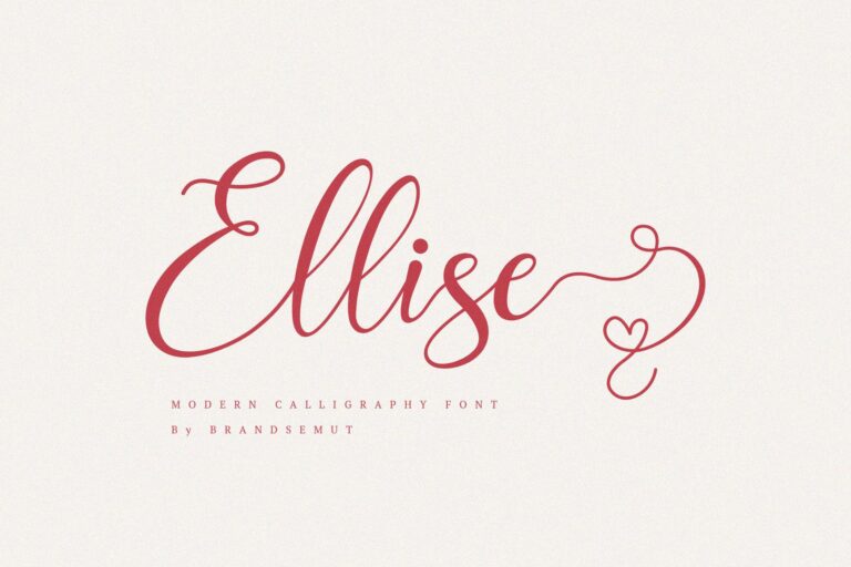 Ellise – Lovely Script Font