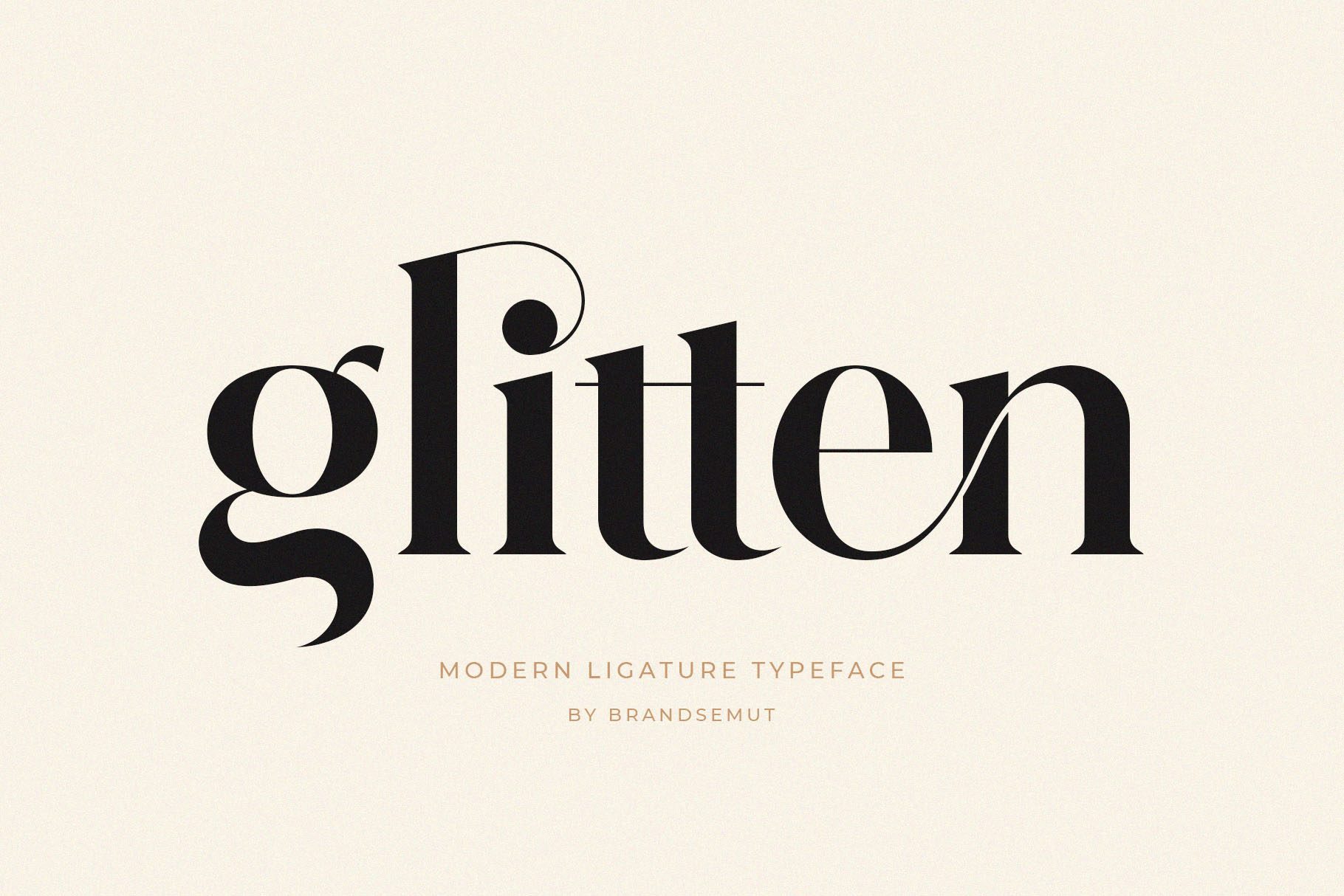Glitten || Modern Ligature Serif