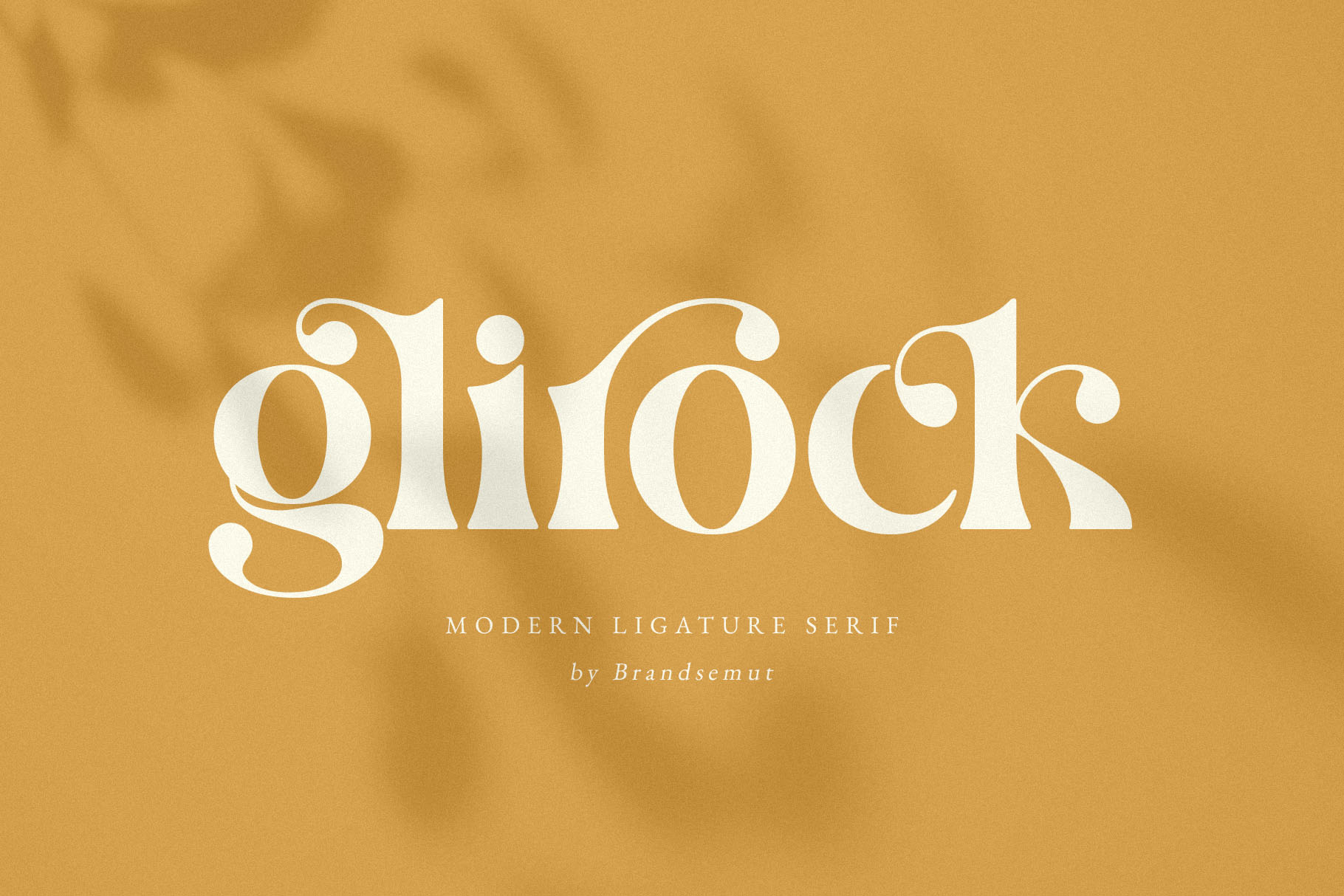 Glirock || Modern Ligature Serif