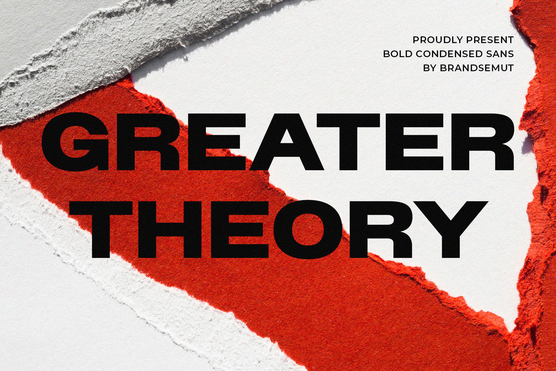 Greater Theory – Bold Condensed Sans