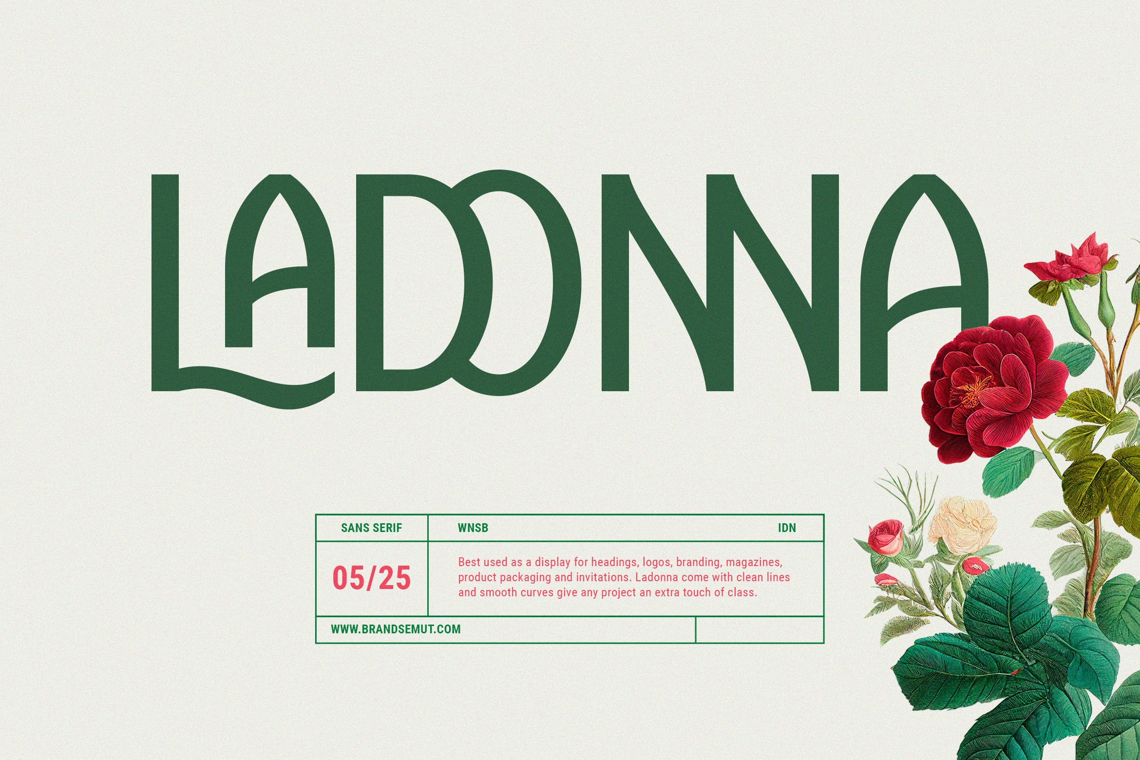 Ladonna Display Sans Serif