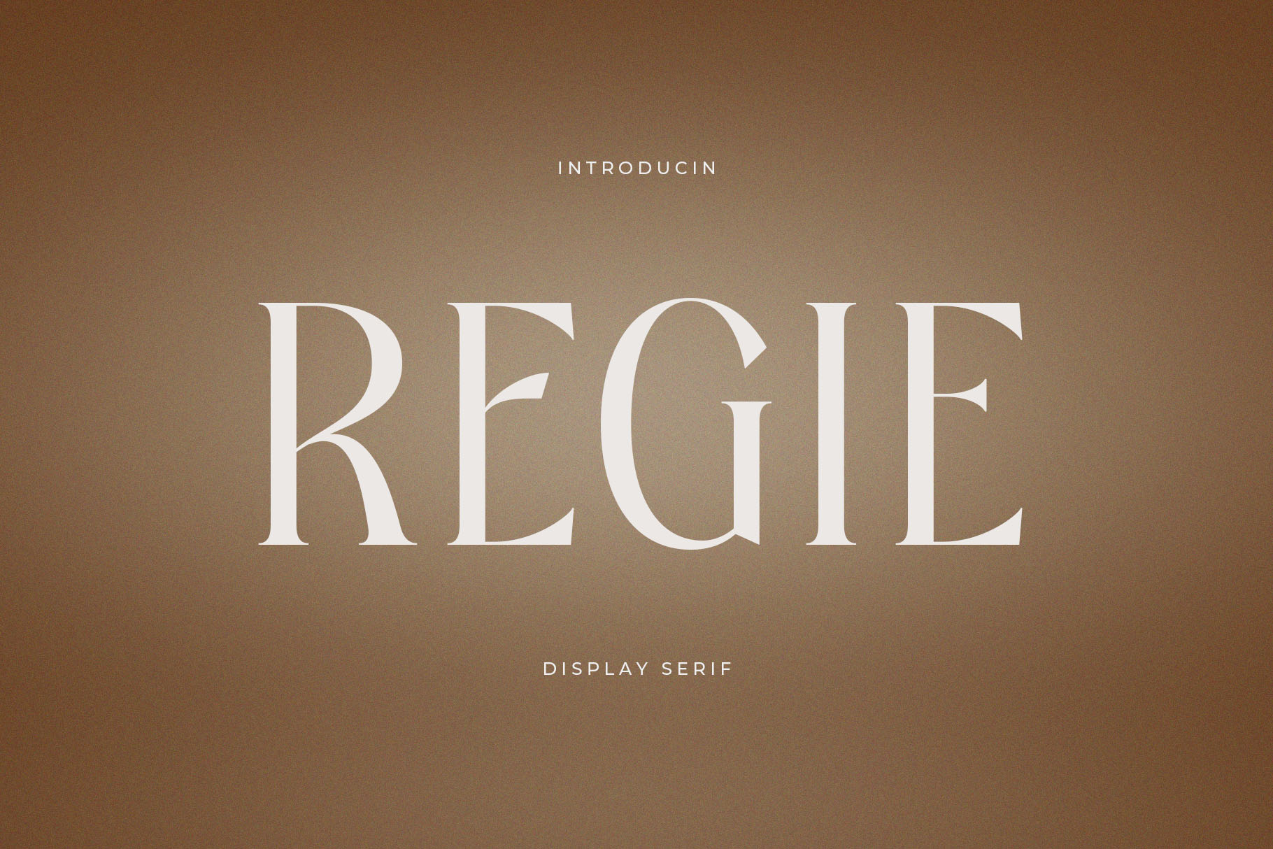 Regie – Elegant Display Serif Font